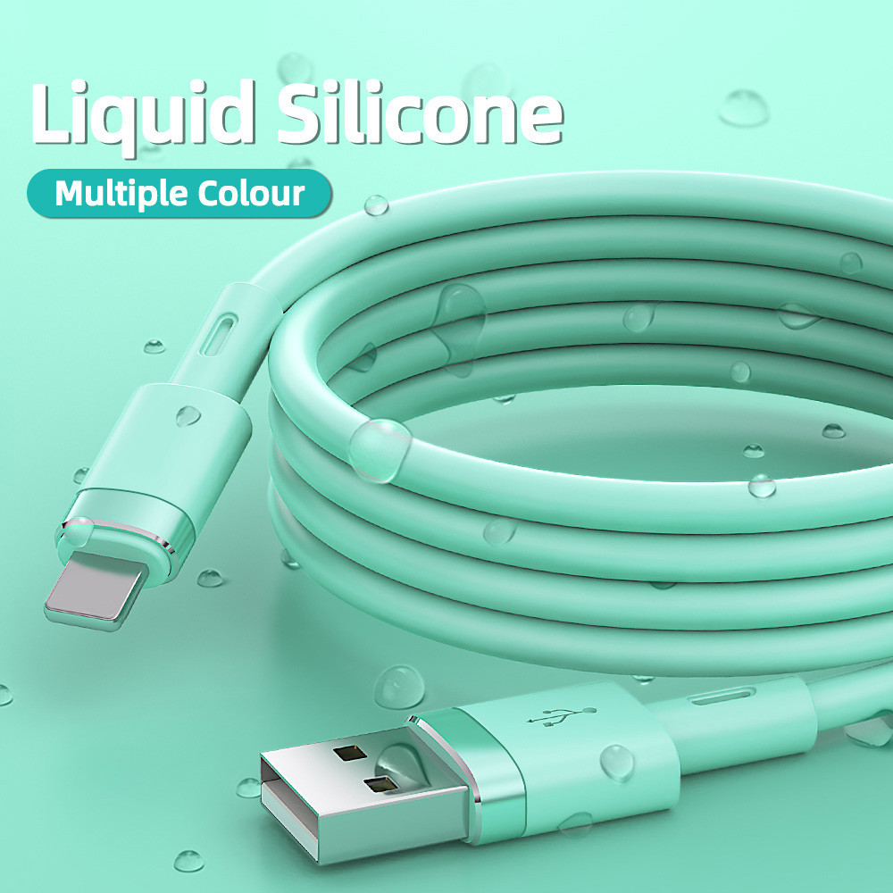 3A Fast Charging Cable Liquid Silicone Charge Cable Type C Micro USB ...