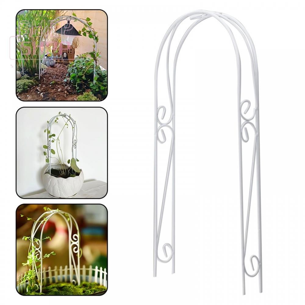 Miniature Iron Arch Doll House Door Bonsai Garden Decor Simulation ...