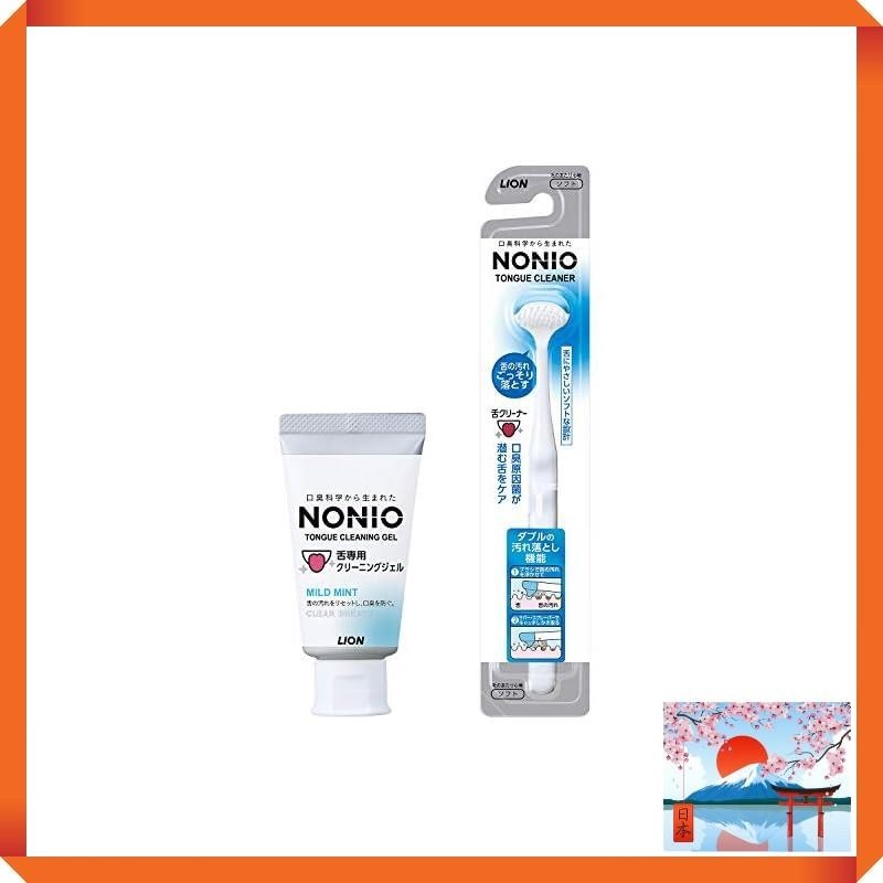 NONIO (Nonio) Tongue Cleaner + Tongue Specific Cleaning Gel White ...