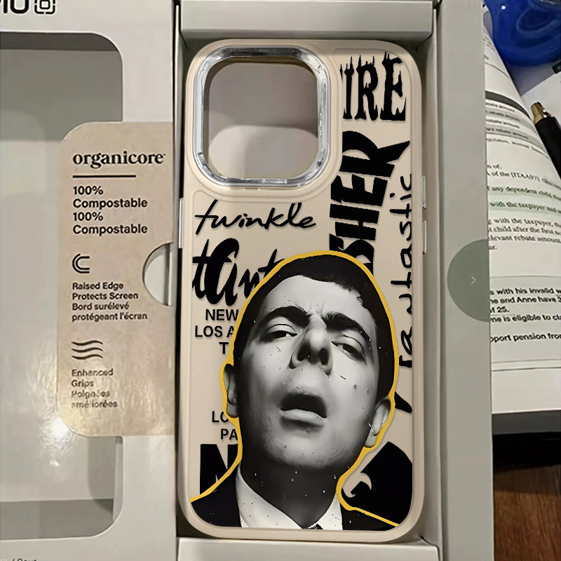 New Creative Mr. Bean Pattern Phone Case Compatible for IPhone 11 14 15 ...