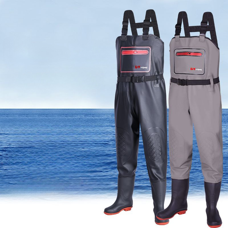 Wader Half-Length Rain Pants Waterproof Clothes Catch Fishing Jumpsuit ...