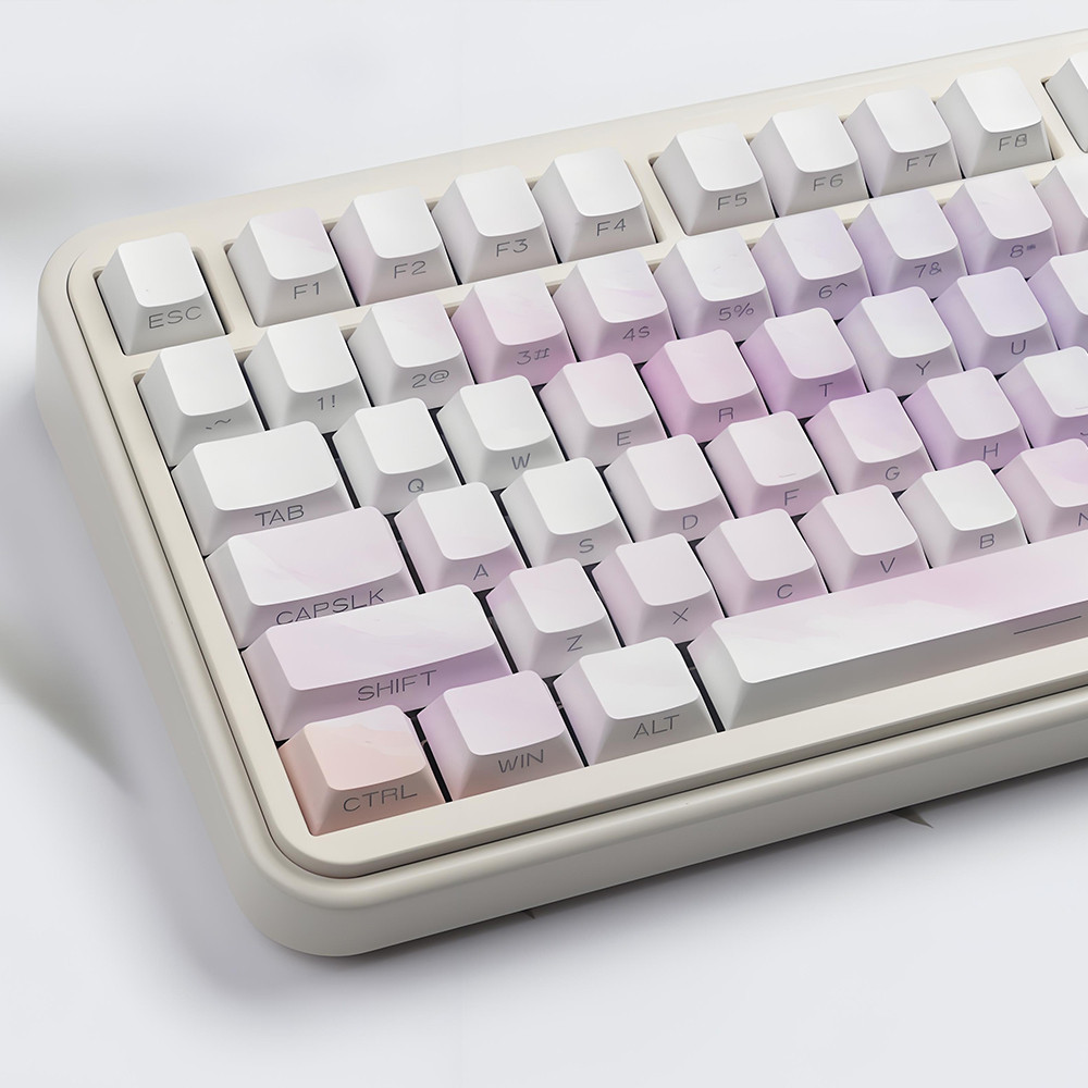 Side Translucent Camouflage Keycap/set 131Keys Dye-Sublimation Cherry ...