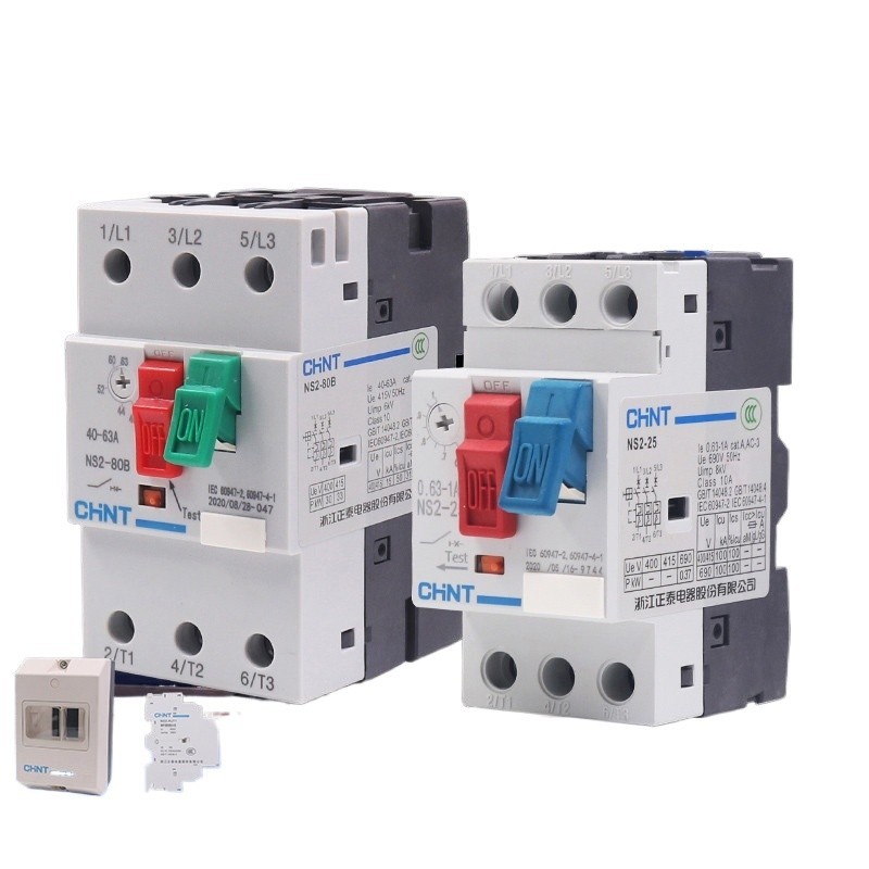 Chint Motor Overload Short Circuit Protection Circuit Breaker NS2-25 4/ ...