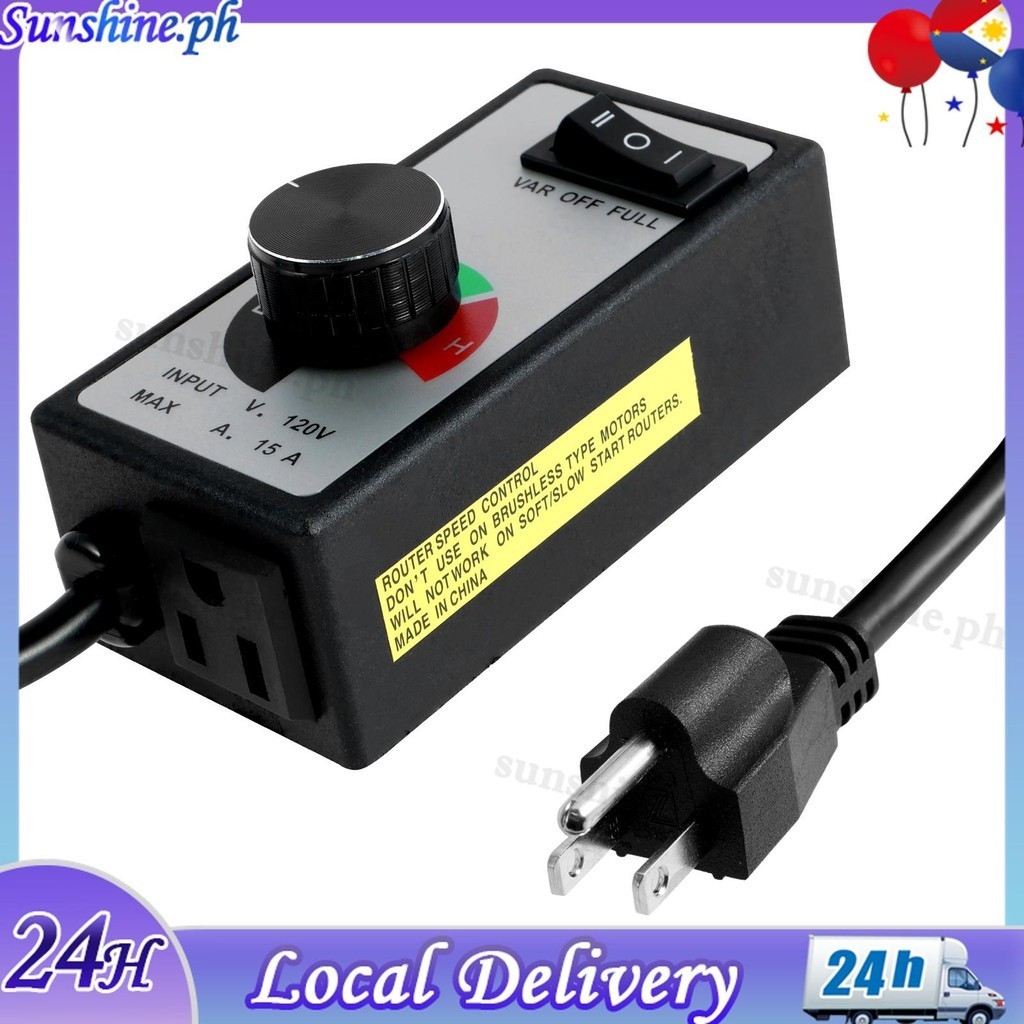 AC Motor Speed Controller 100-120V 1800W Motor Speed Regulator 3 Speed ...