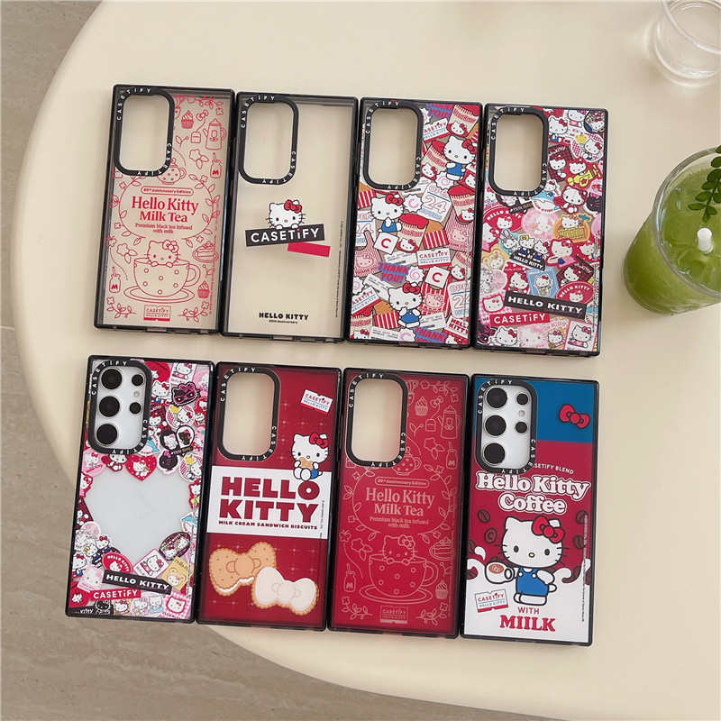 With packaging box CASETiFY【50th anniversary new Hello Kitty】phone case ...