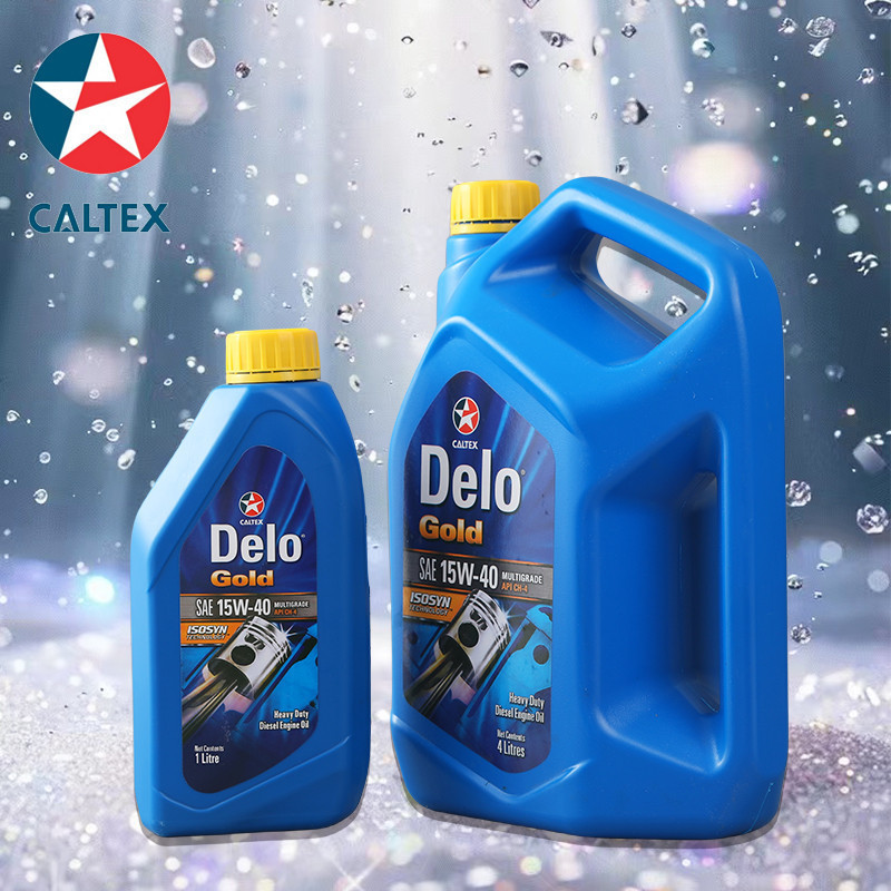【Support CoD】Caltex Delo Gold Ultra SAE 15w40 1L-4L Motorcycle and Car ...