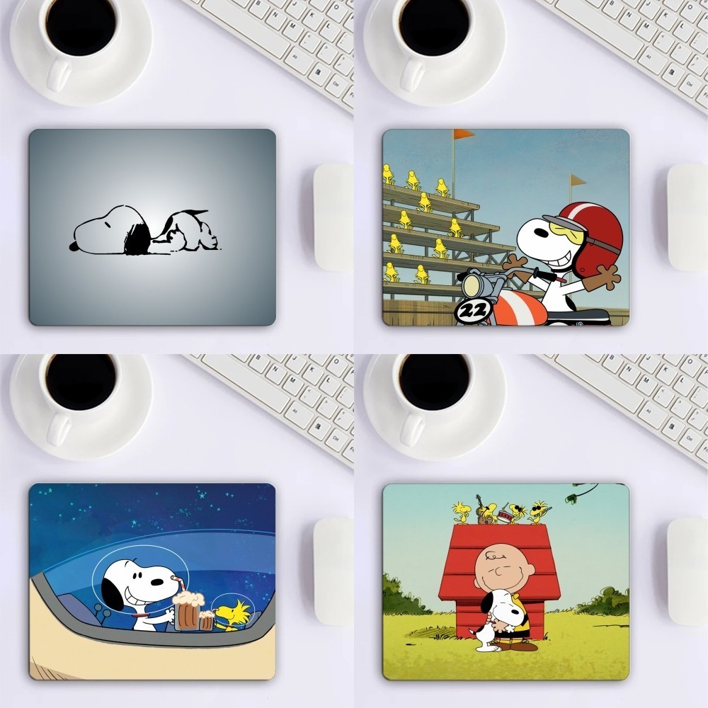 Snoopy Cartoon Cute Mousepad Mousepad Game Pc Accessories Overlock ...