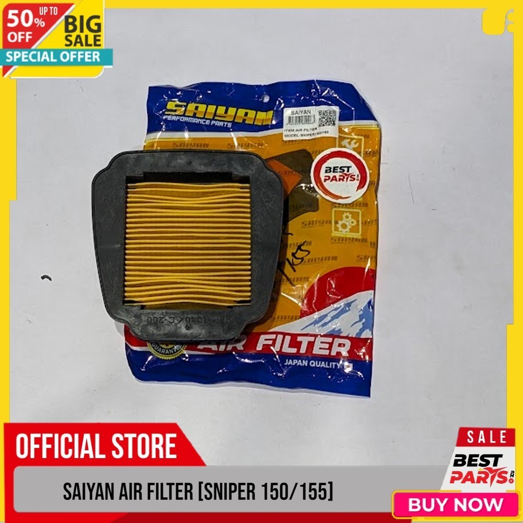 SAIYAN AIR FILTER for SNIPER 150/155 | JAPAN QUALITY PERFORMANCE ...