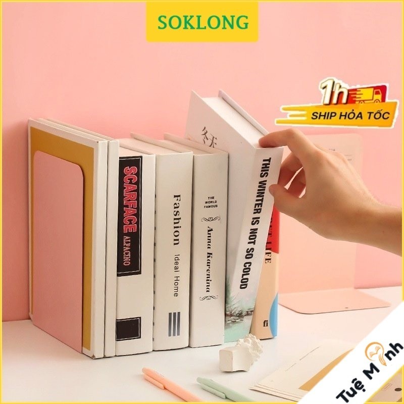 Set of 2 L-shaped bookshelves in Morandi color K27 to decorate study ...