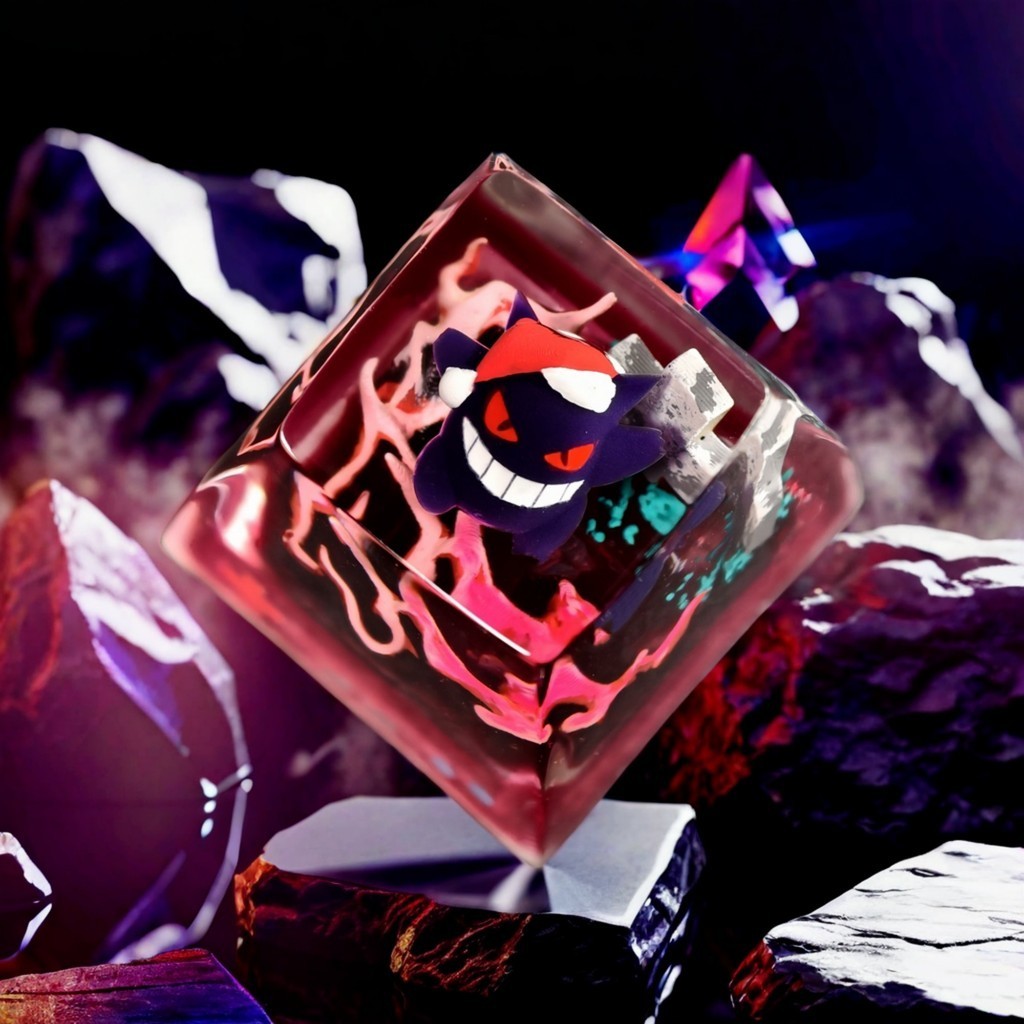 Pokemon Gengar Bulbasaur Drip-glue Keycap PBT Togepi Charmander ...