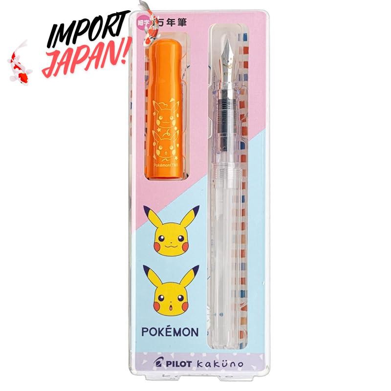 【Import from Japan】Showa Note Pokemon Fountain Pen Kaku A Pattern ...