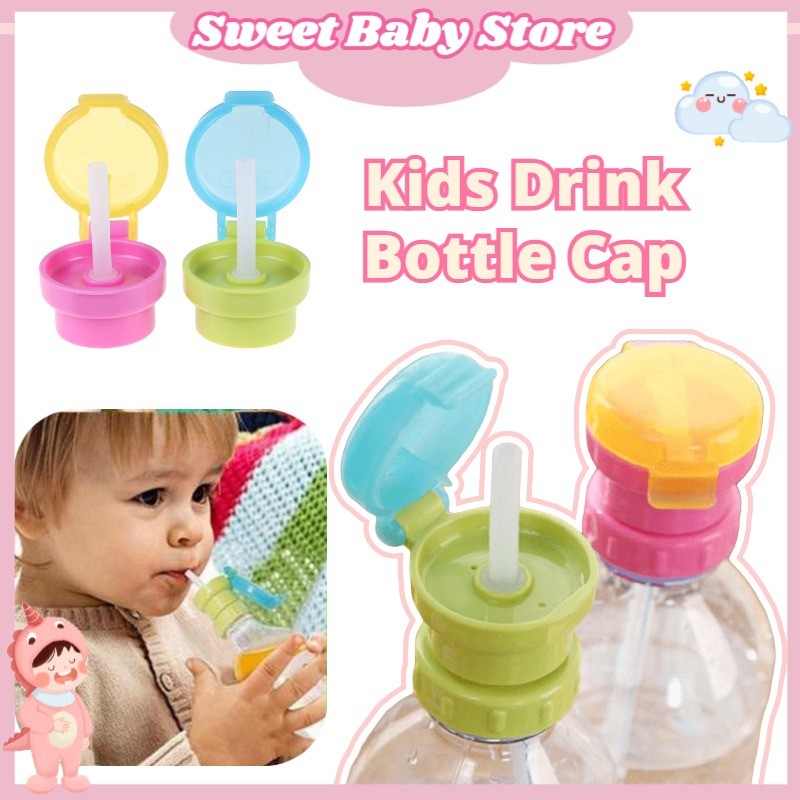 Kids Drink Bottle Cap Bottled Beverage Anti-Overflow Cover Safe Drink ...