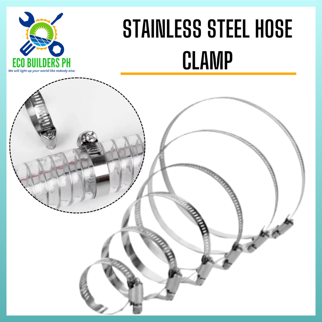Stainless Steel Hose Clamp Metal Hose Clamp (1/2''-12'') (8mm-300mm ...