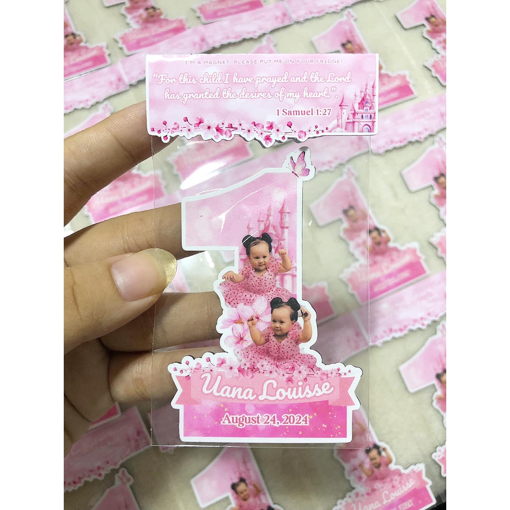 WITH FREEBIES AND FREE LAYOUT Personalized Number CUT OUT REF MAGNETS ...