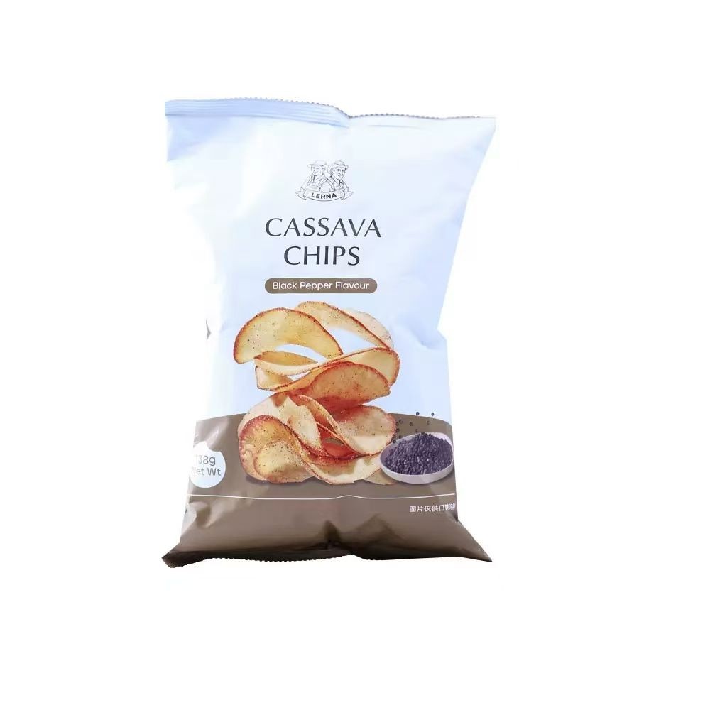 Lerna/lerna Black Pepper Flavored Tapioca Chips 138g Imported from ...