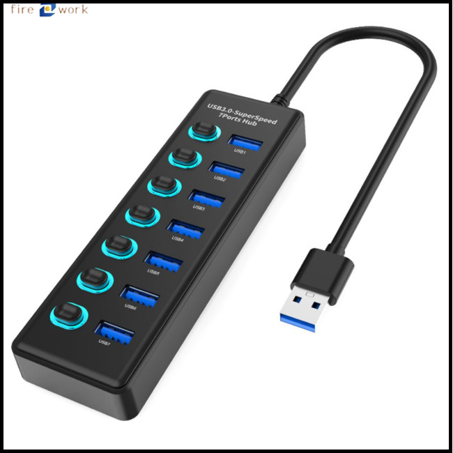 Special Offer!! 7 Port USB 3.0 Hub Compatible For Mac OS Windows11/10/8 ...
