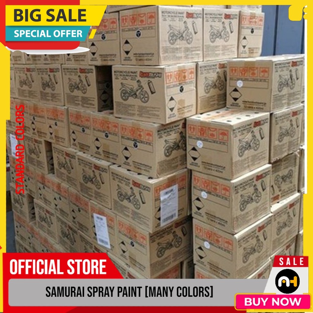 SAMURAI SPRAY PAINT Standard Colors | High Quality Performance ...