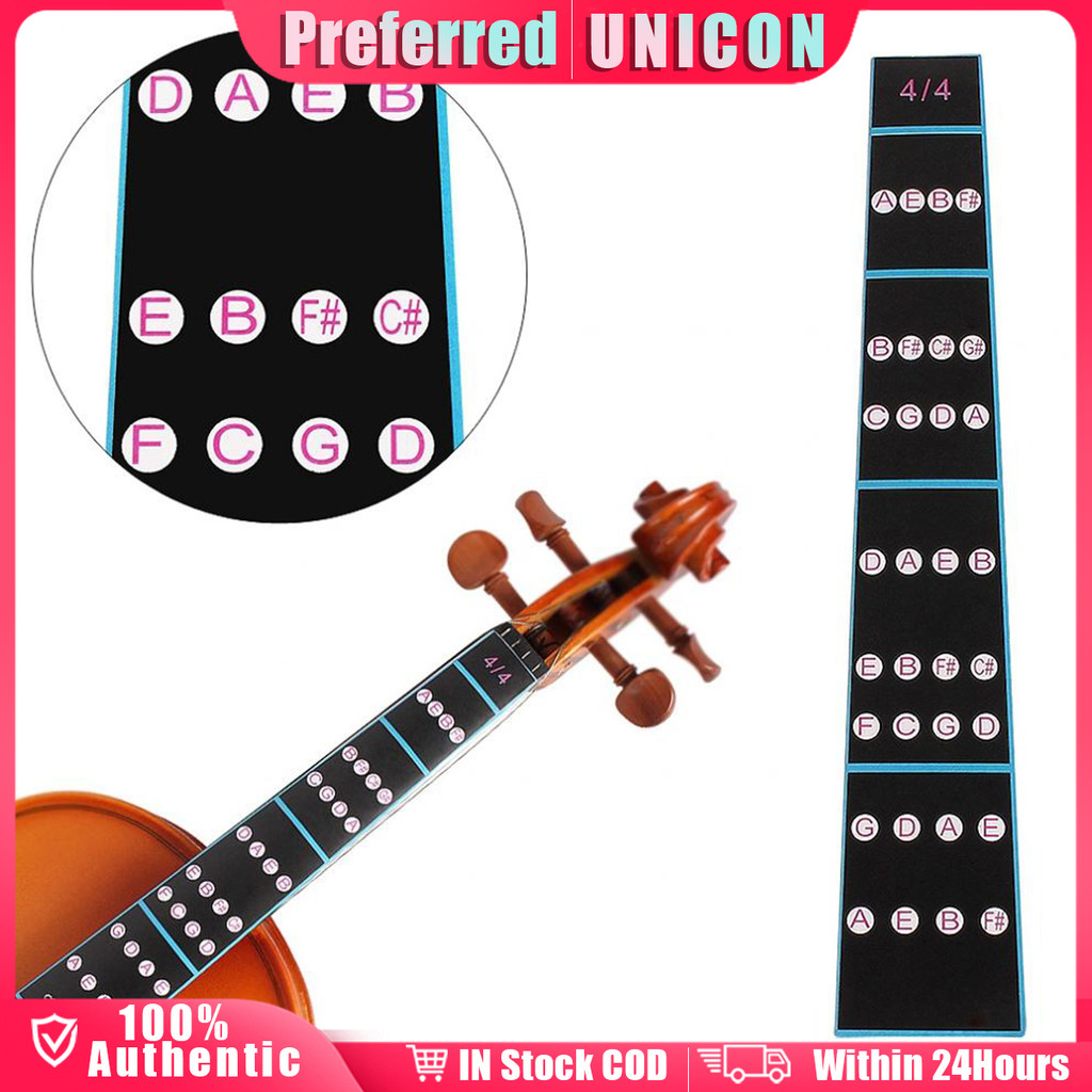 1Pcs Violin Sticker 4/4 Violin Finger Guide Sticker For Fingerboard ...
