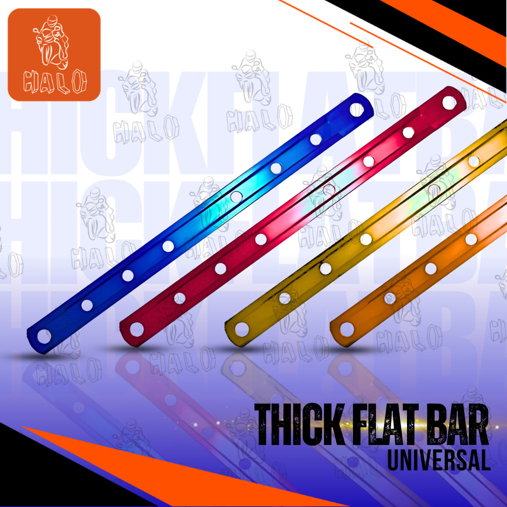 [HALO MOTOR] MOTORCYCLE FLAT BAR EXTENSION ALLOY THICK | Shopee Philippines