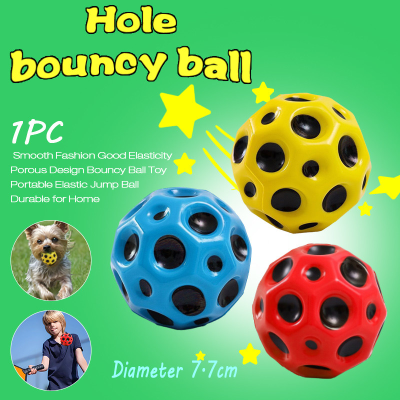Porous Soft Bouncy Balls Multi-hole Coral Sport Anti Stress Adult Kids ...