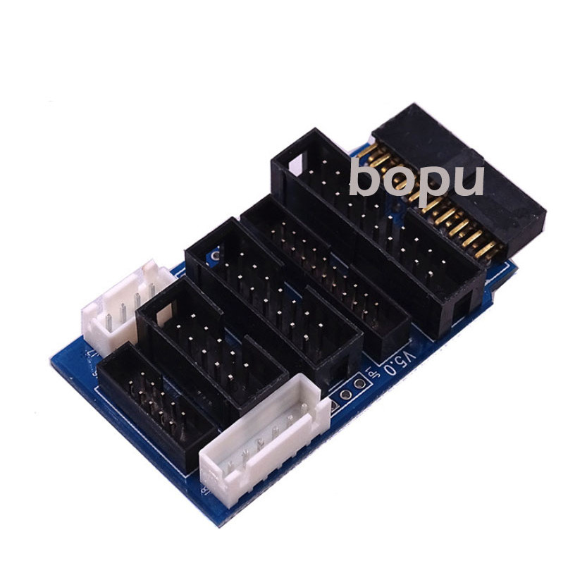 Multi-function Converter Adapter Board For JTAG J-Link V8 V9 U-Link2 ST ...