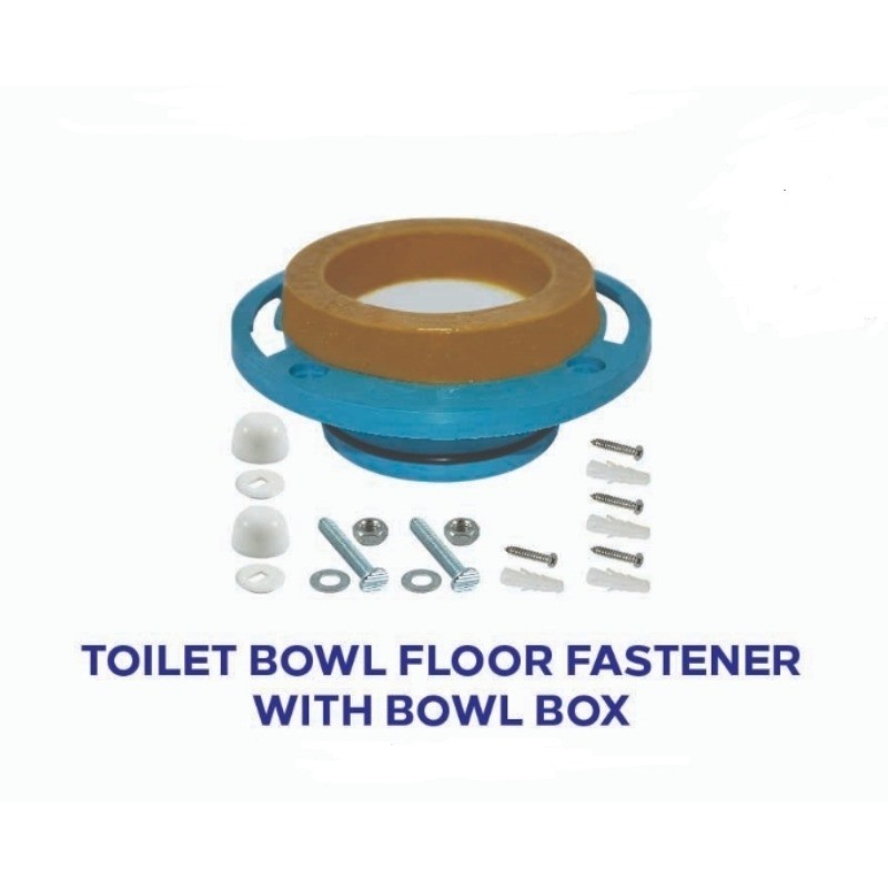 #602 Toilet Bowl / Inidoro Floor Fastener With Bowl Wax - Same Sa Pozzi ...