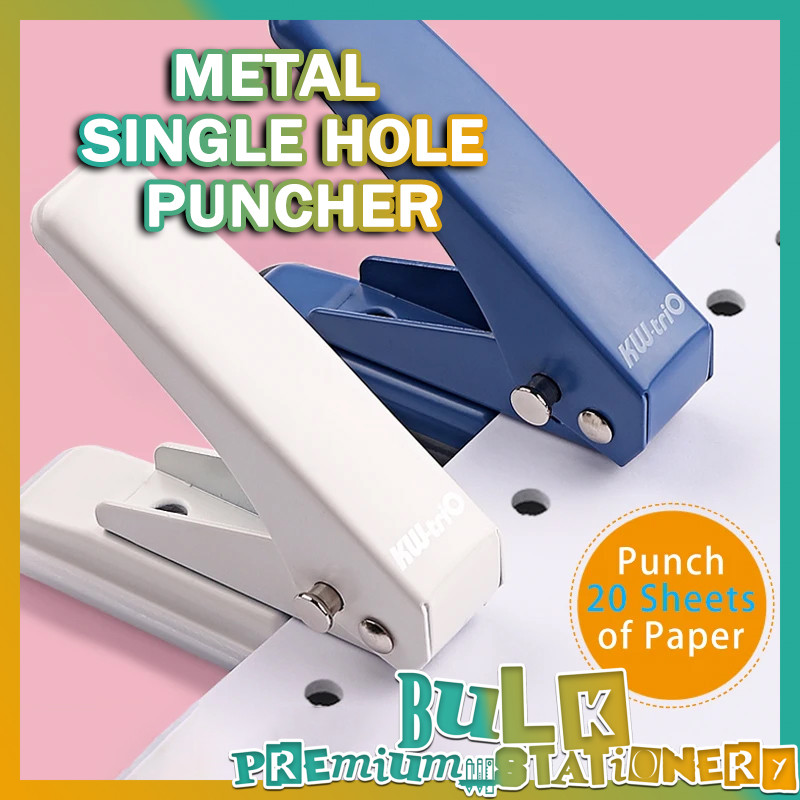 Bulk Single Hole Punch Portable Punching Machine 1-hole Metal Paper ...