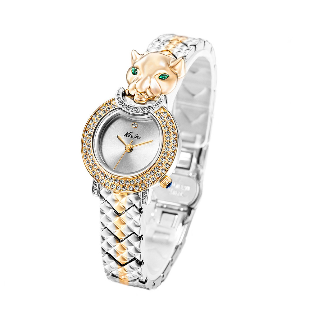 2024 Fashion Sports MISS FOXWomen's Watch Genuine Goods Design Leopard ...