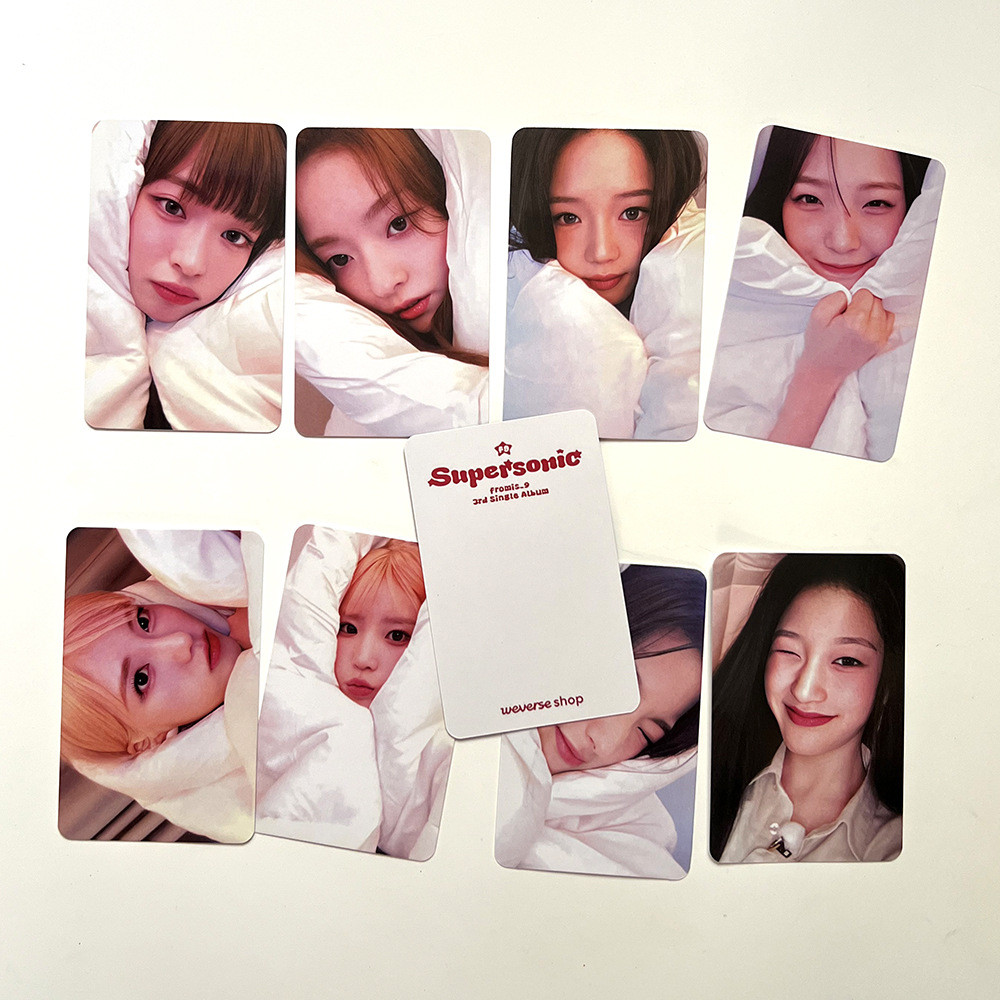 8pcs fromis_9 Lomo Card Supersonic 3rd single Album WEVERSE Photocards Lee Sae Rom Song Ha Young ...
