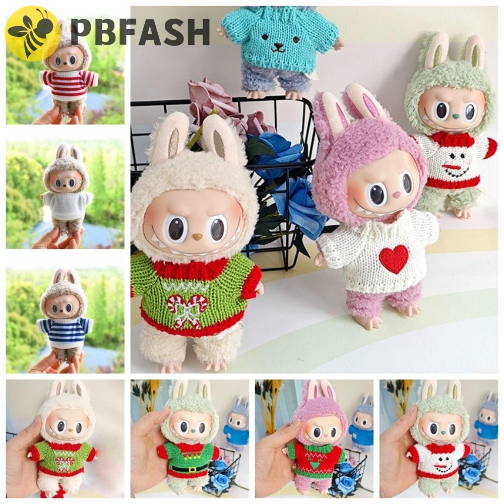 PBFASH Labubu Time Clothes, Toy Accessories Colorful 15cm/17cm Cotton ...