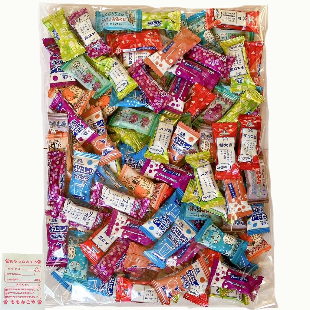 Morinaga Seika Hi-Chew Punishari UHA Pucho Assortment Set - 104 pieces ...