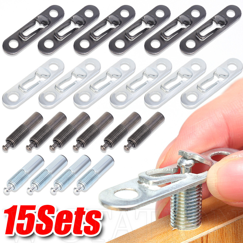 5/10/15 Sets Cupboard Invisible Connectors - 2-In-1 Concealed Fastener ...