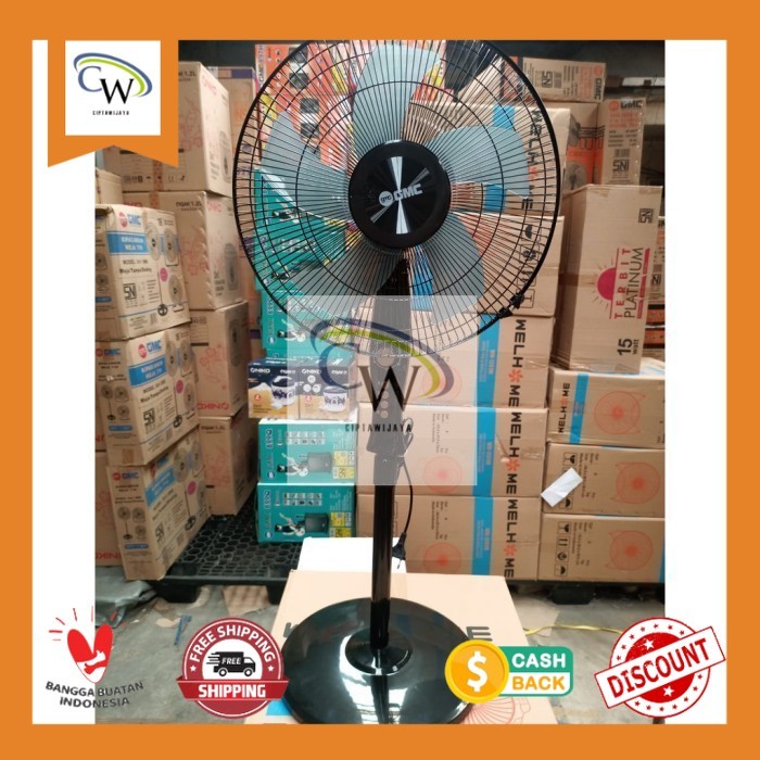 Stand Fan GMC Black 16in 325 - Ballast | Shopee Philippines