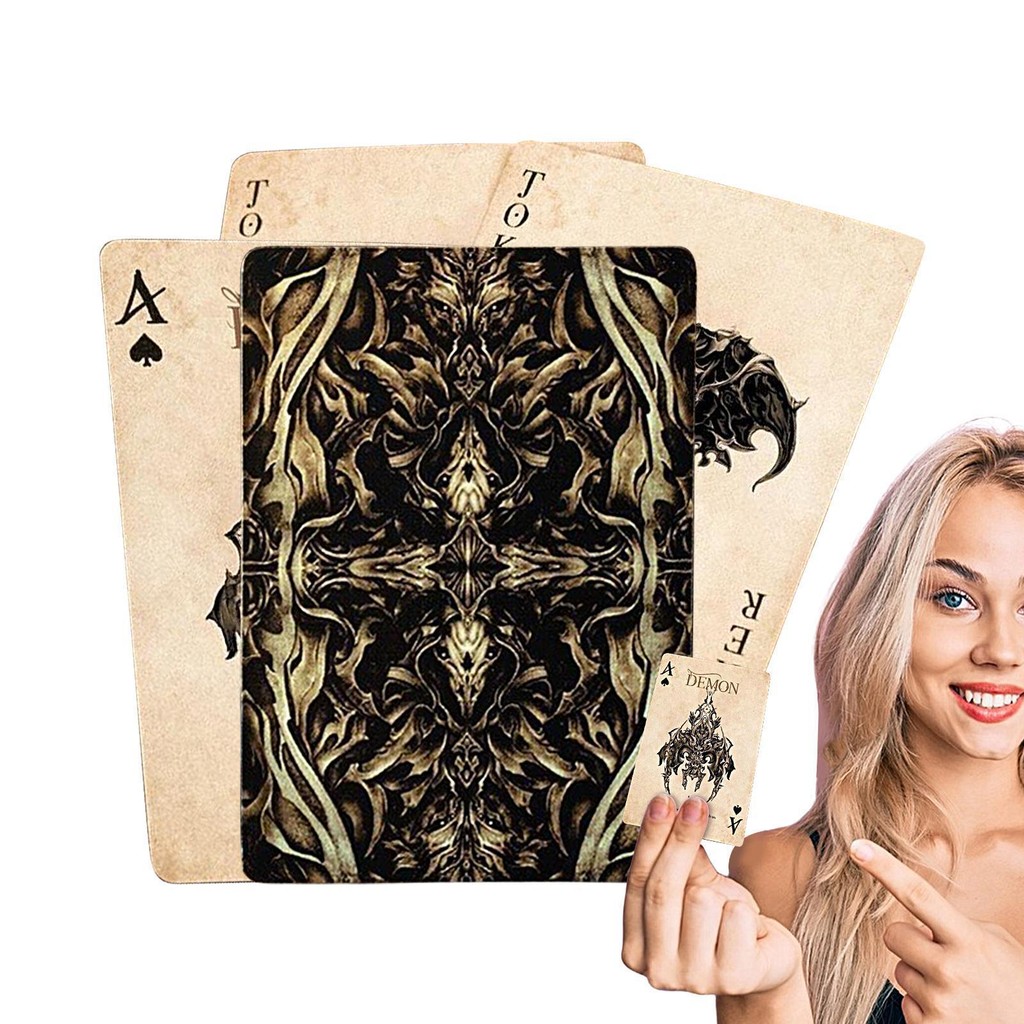 Devil Eyes Playing Poker Deck Funny Playing Cards Table Board Game ...