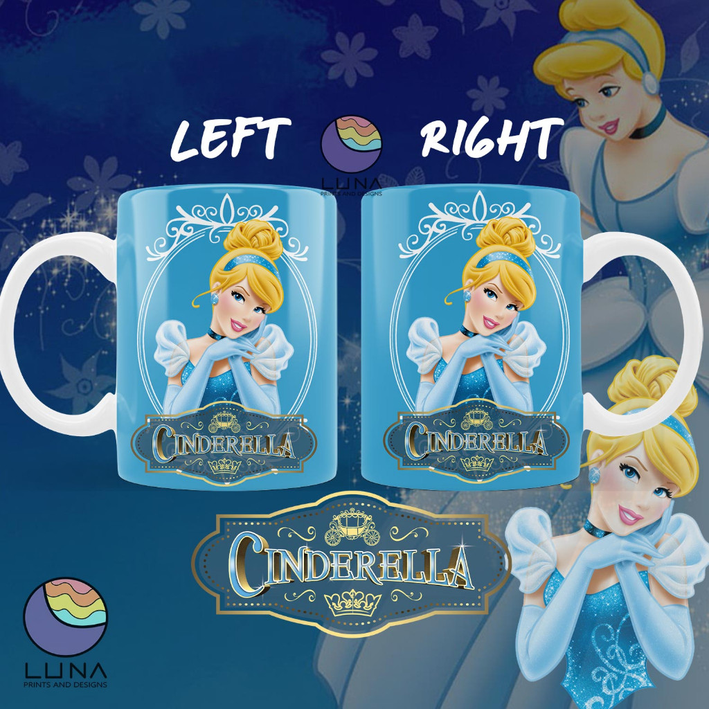 Disney Princess Cinderella Mug- Disney Princess Mug Collection- Canvas ...