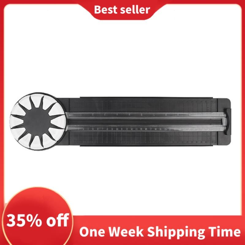Available 1 Piece 12-In-1 Rotary Paper Trimmer, Black Plastic ...