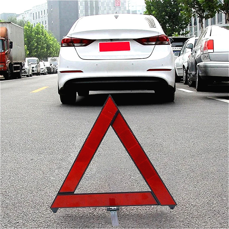 Car Emergency Breakdown Warning Triangle Red Reflective Safety Hazard ...