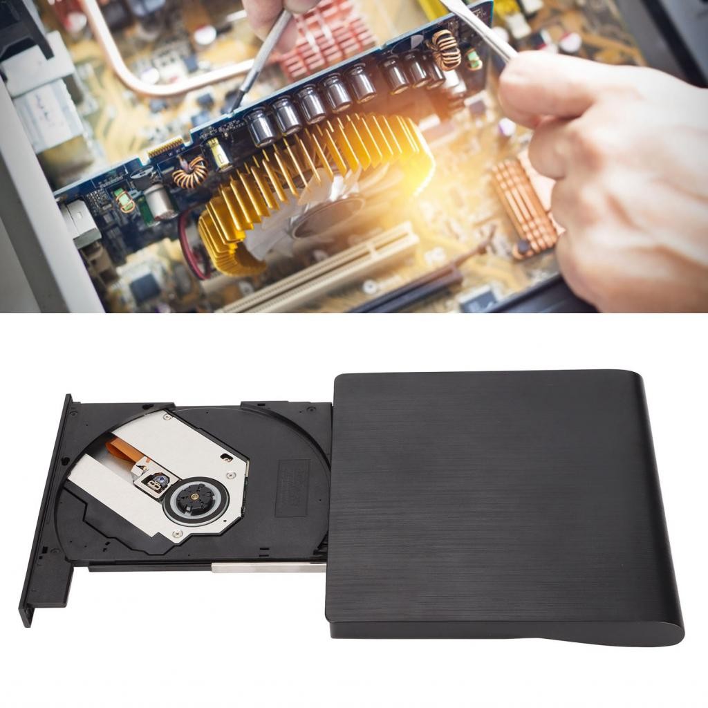 Tominihouse External Disk Drive CD DVD External Drive Plug and Play for ...