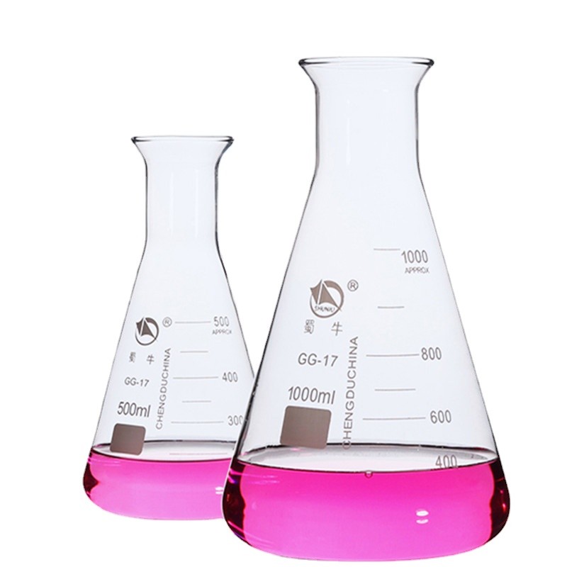 1Pcs/Lot 50ml to 2000ml Glass erlenmeyer flask, Triangle/conical Flask ...