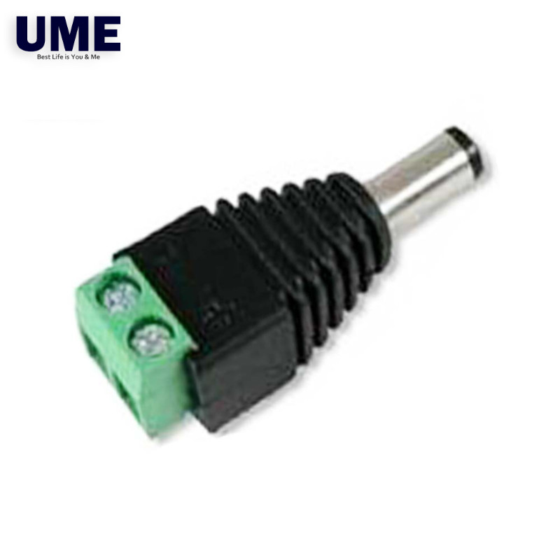 UME DC Jack Adapter Male Screw Type DJMC5 Connector For CCTV Cameras ...