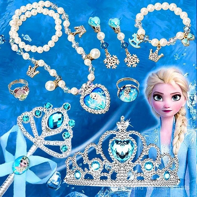 Ice Princess Children's Crown Magic Wand Cute Instafamous Princess ...