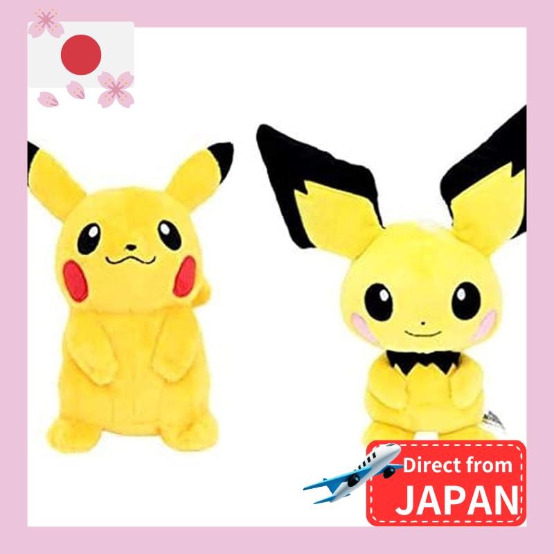 Pokemon Pikachu & Pichu plush toy (S) 2 types set ALL STAR COLLECTION ...