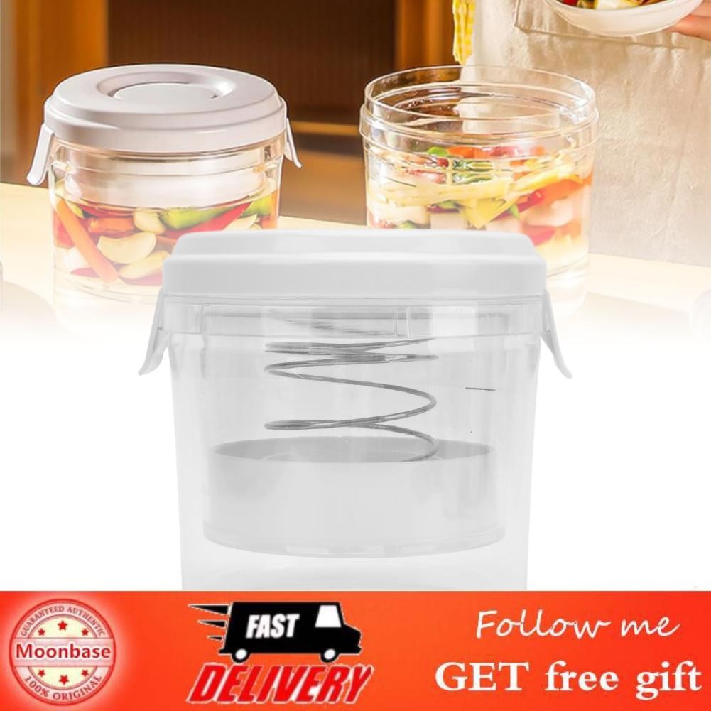Moonbase Pickle Jar Large Capacity Clear Fermentation Crock PP Food ...