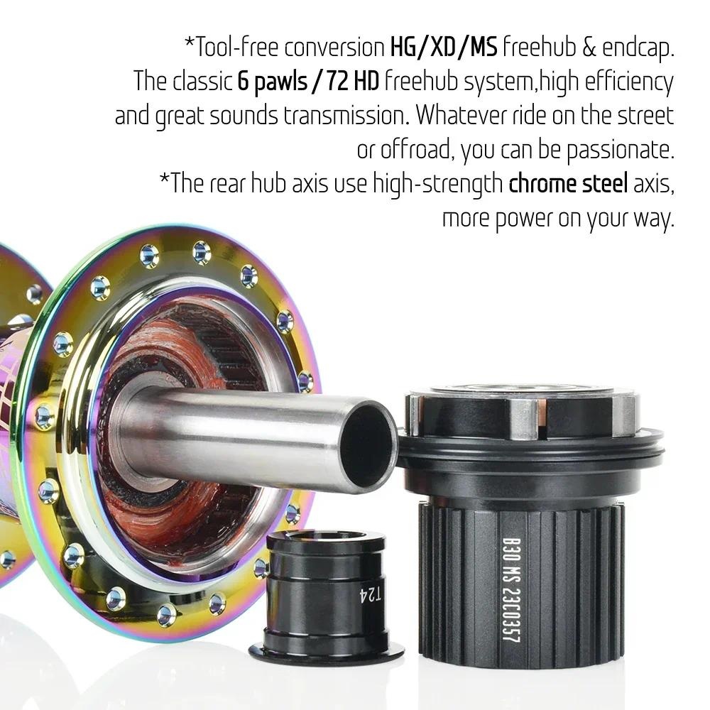 Koozer XM490pro HG Rear hub 28 32 36 Holes MTB Disc Brake Bicycle Hub ...