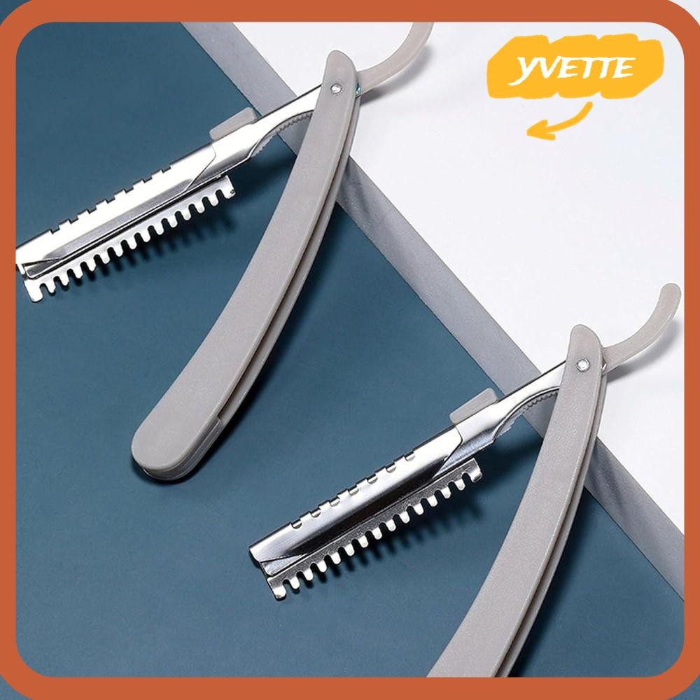 YVE Eyebrow Razor, Stainless Steel Mini Eyebrow Trimmer, Fold Simple ...
