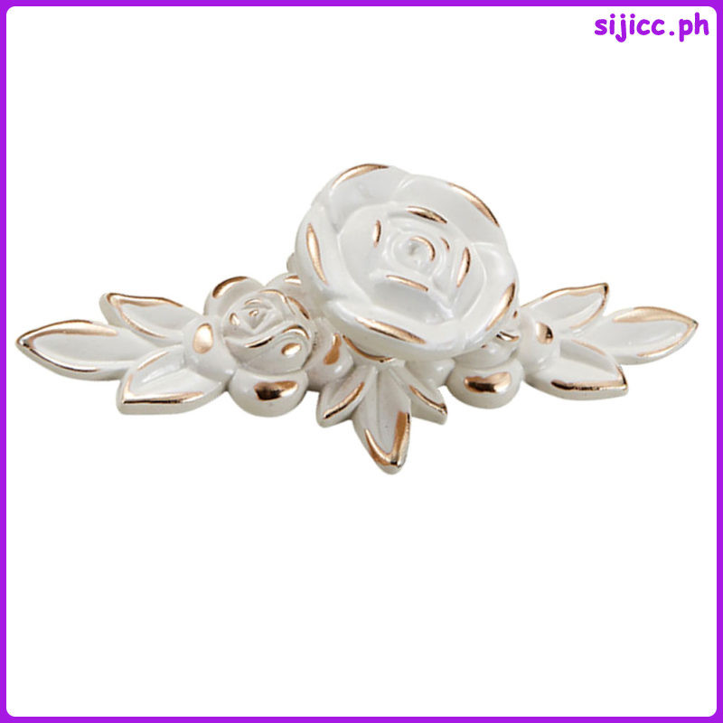 Rose Handle Antique Dresser Shift Knob Drawer Pulls Door Cabinet Knobs ...