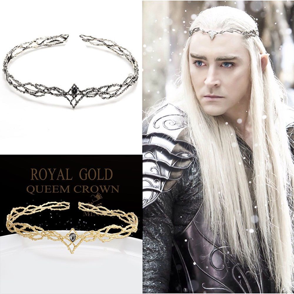 European American Hobbit Elf King Cerandier Golden Shape Large Round ...