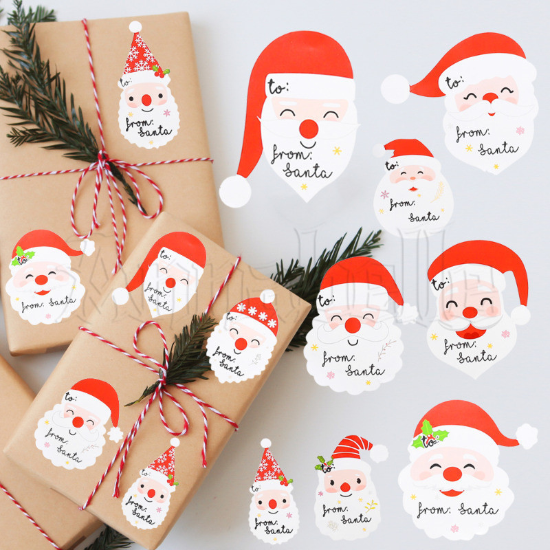 Christmas Santa Claus Stickers - DlY Graffiti Stickers - Self Adhesive ...
