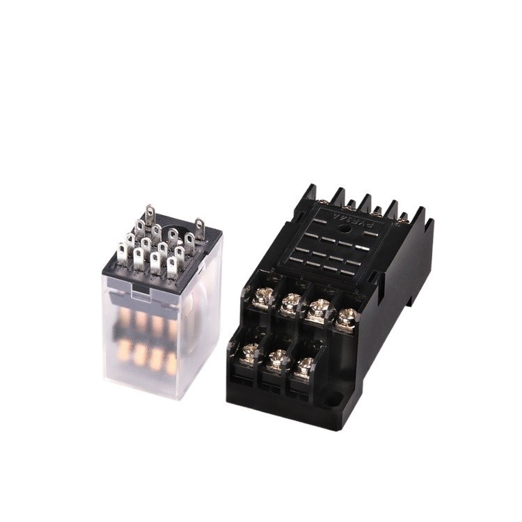 ъ╭ ╯Small electromagnetic intermediate relay HH54P four open and four closed MY4NJ AC and DC ...