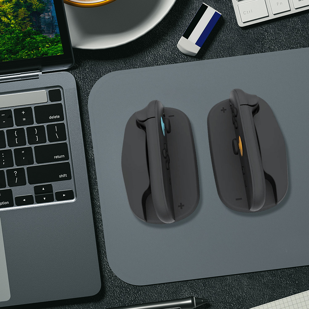 2PCS Mini Portable Mice Base Ergonomic Left+Right Controller Bracket ...